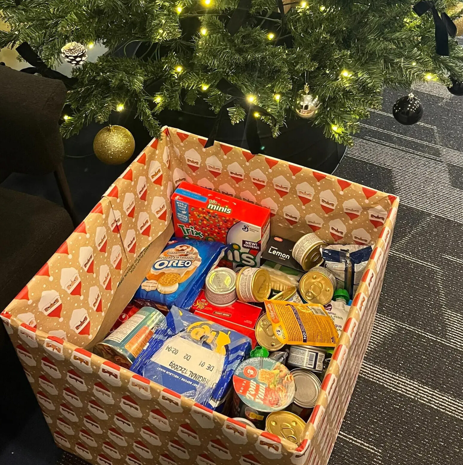 Helping Local Food Banks with Over 1,000 Pounds of Donations